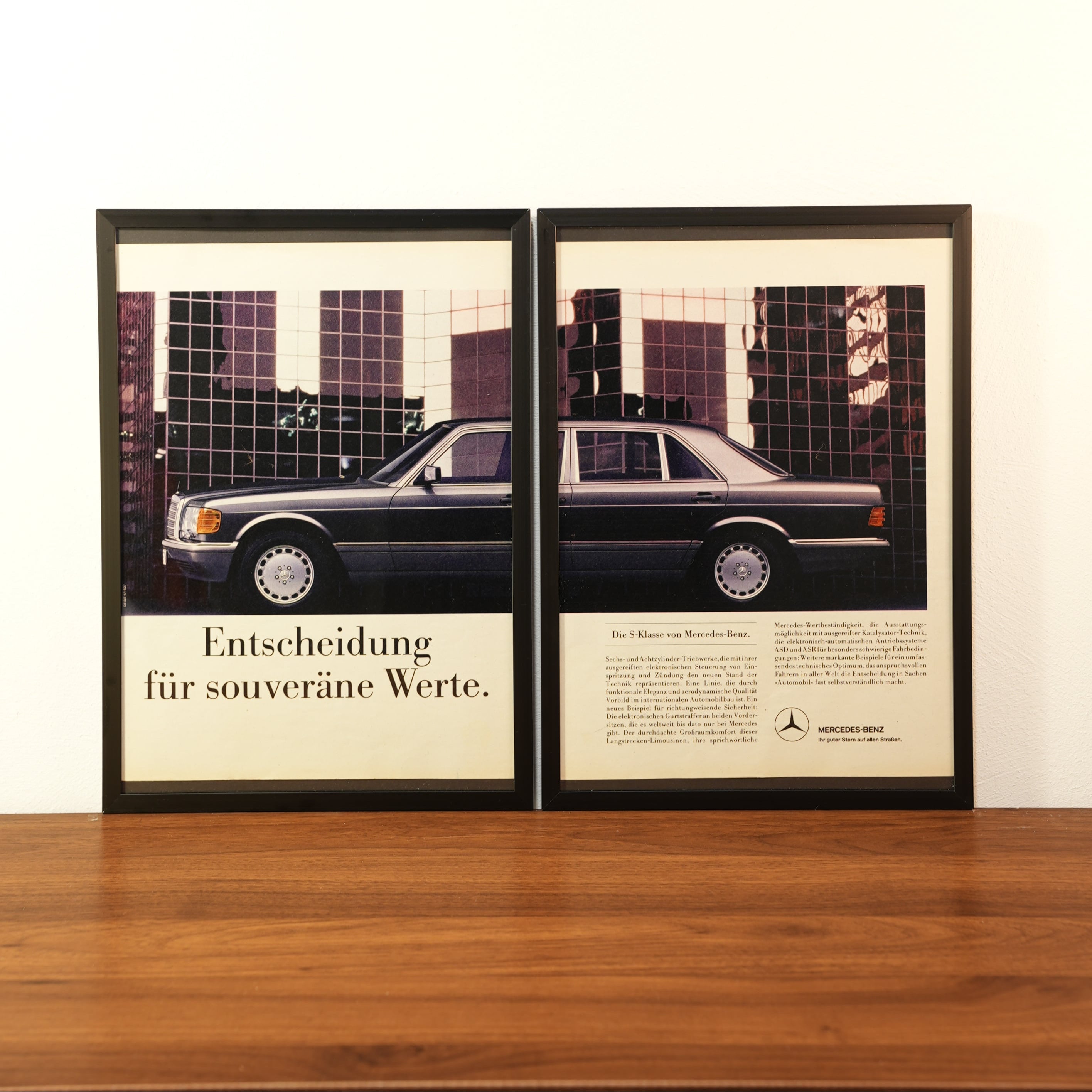 Original Mercedes-Benz W126 SEL Advert - 1986 – RetroFuels